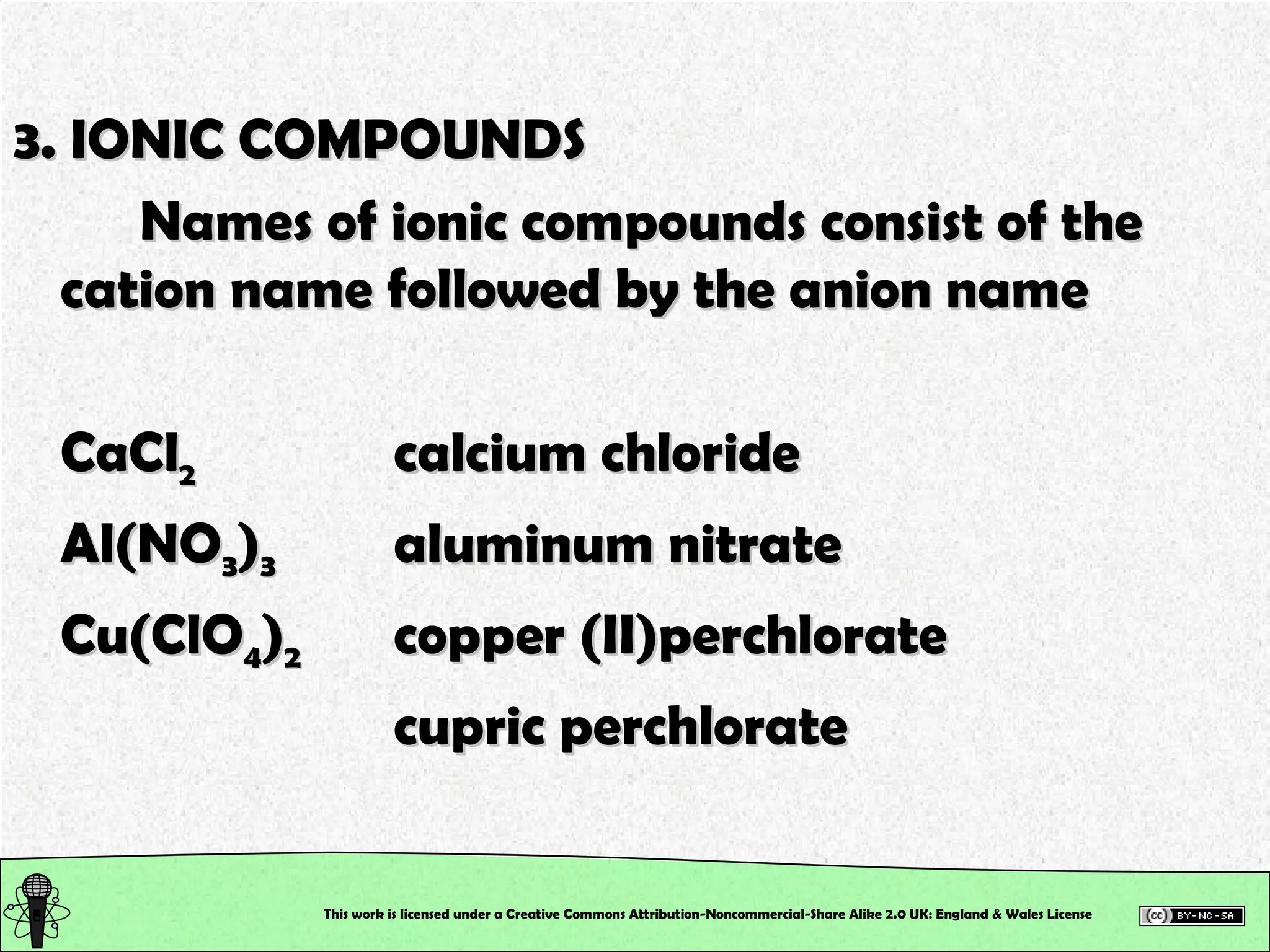 Chemical Structure: Chemical Nomenclature. Inorganic Compounds | PPT