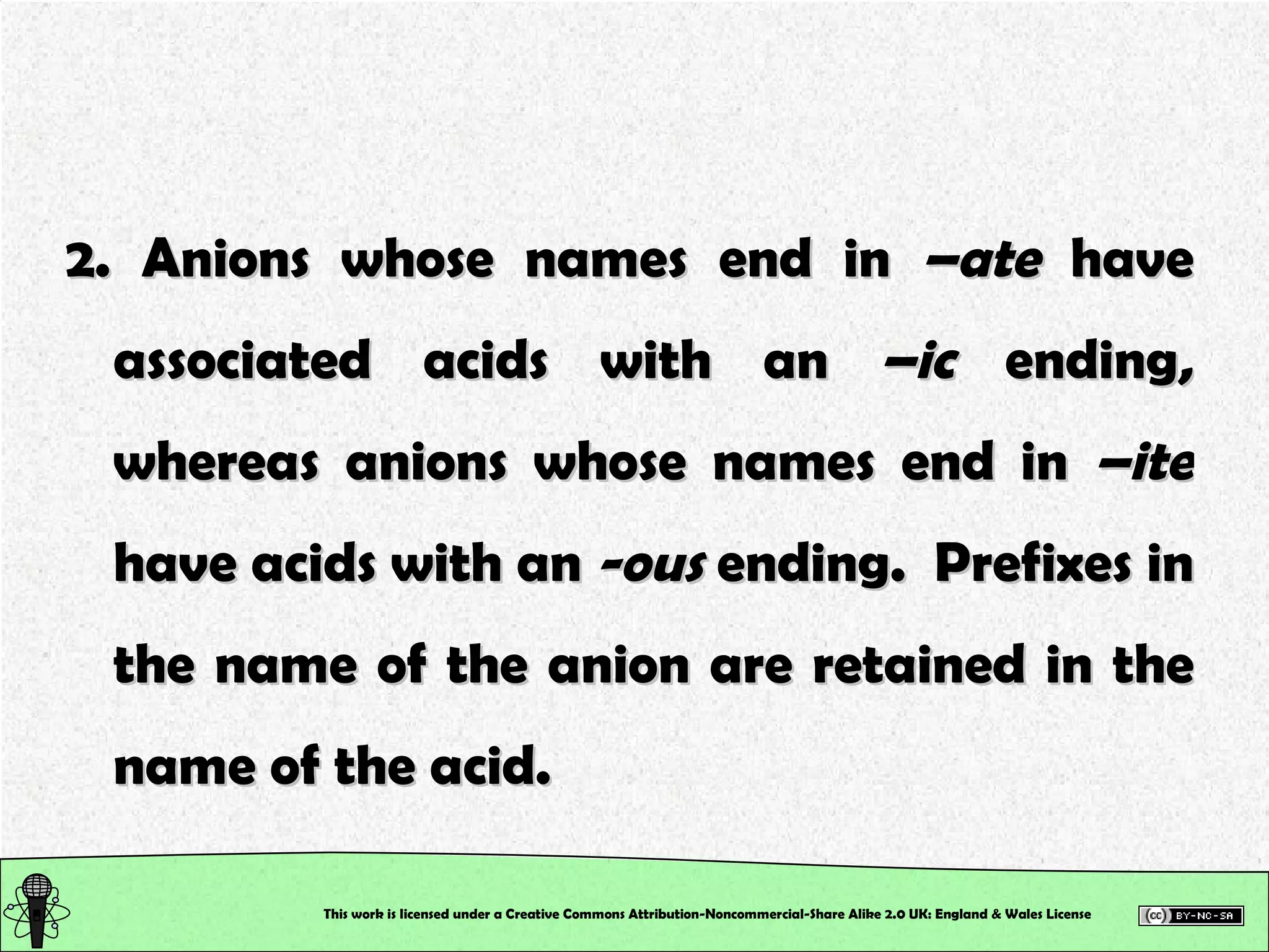 Chemical Structure: Chemical Nomenclature. Inorganic Compounds | PPT