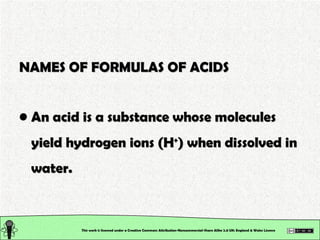 Chemical Structure: Chemical Nomenclature. Inorganic Compounds | PPT