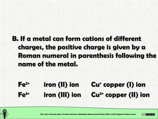 Chemical Structure: Chemical Nomenclature. Inorganic Compounds | PPT