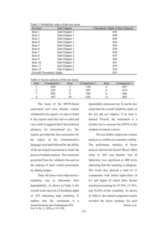 Designing an Innovative Assessment of HOTS in the Science Learning for ...