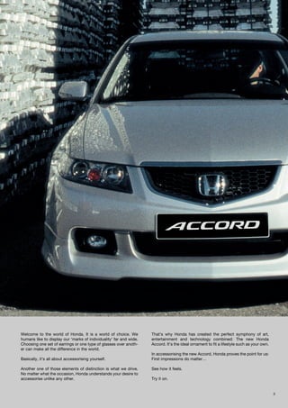 Honda Car Brochure | PDF