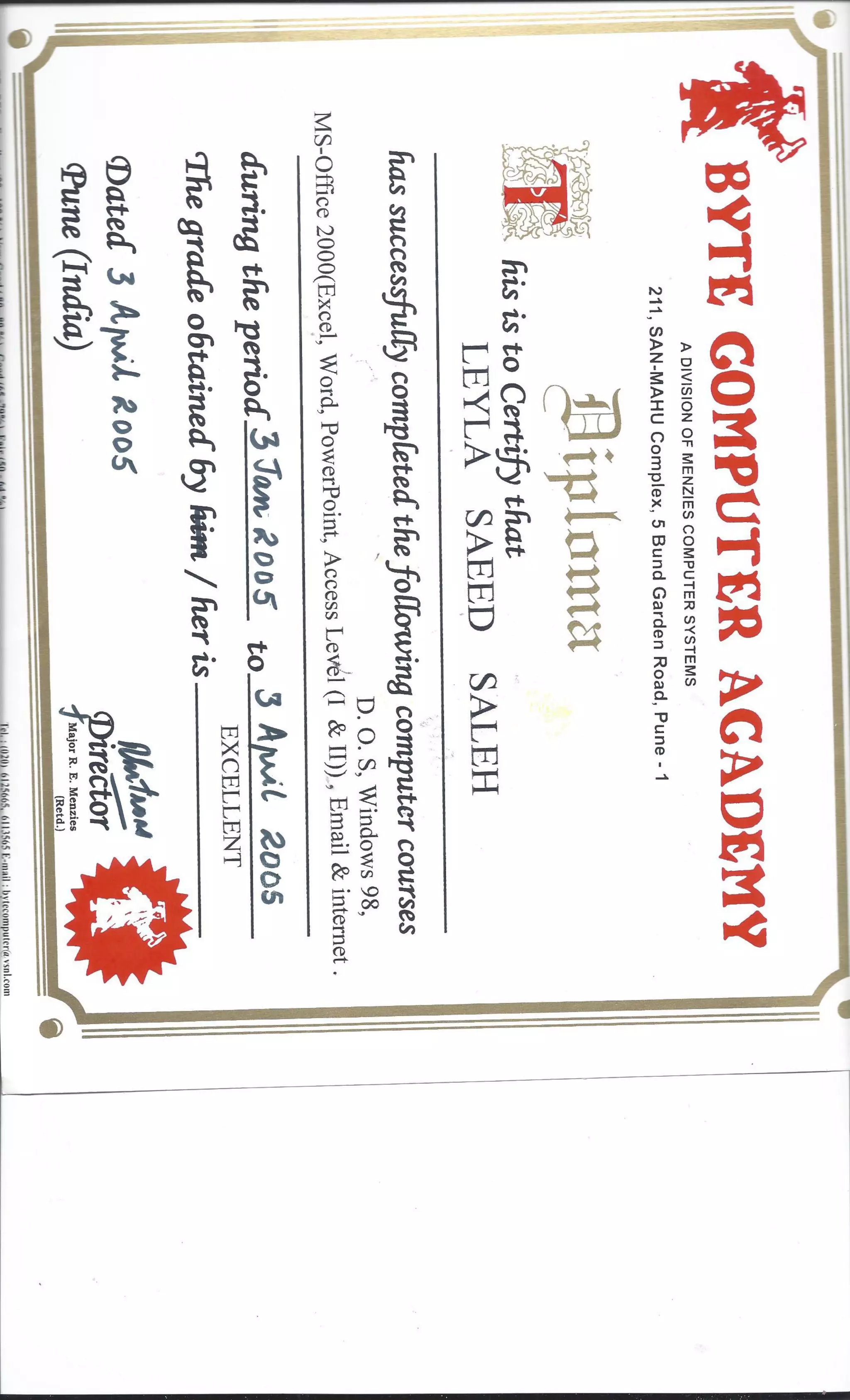 Microsoft certificate | PDF