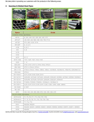 HITOSTEEL PRODUCT CATALOG | PDF