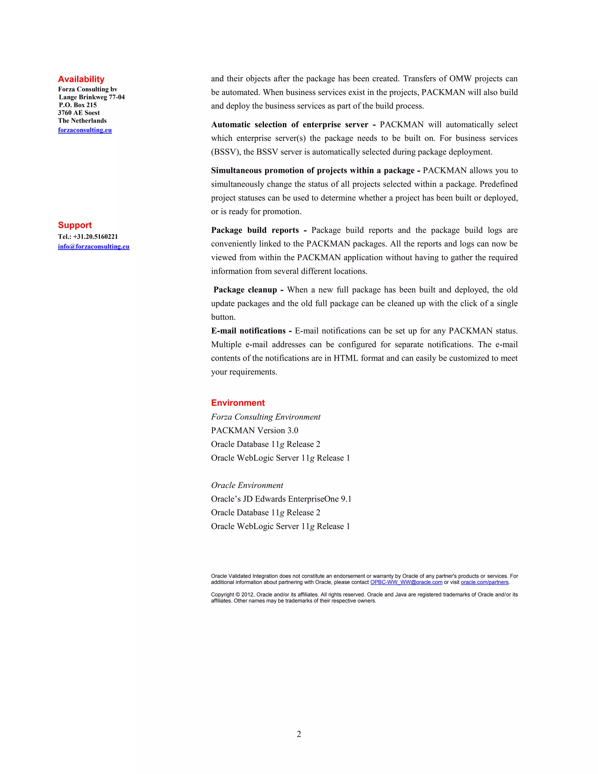 Datasheet_Forza_Packman_JDE E1_9 1 | PDF