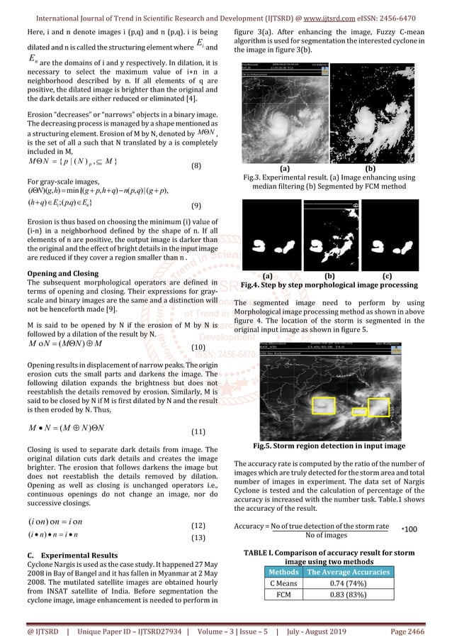 Tropical Cyclone Determination using Infrared Satellite Image | PDF