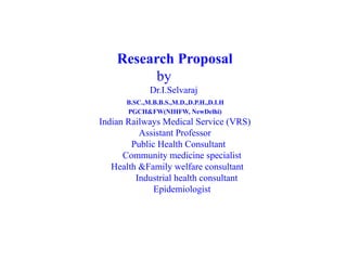 Research proposal presentation template.ppt