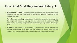 Final_Presentation_FlowDroid | PDF | Operating Systems | Computer ...