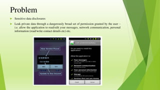 Final_Presentation_FlowDroid | PDF | Operating Systems | Computer Software and Applications