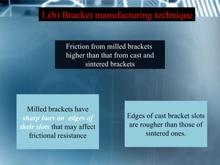 Friction vs Friction less mechanics in orthodontic space closure | PPTX