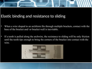 Friction vs Friction less mechanics in orthodontic space closure | PPTX