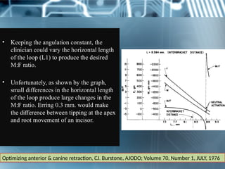 Friction vs Friction less mechanics in orthodontic space closure | PPTX