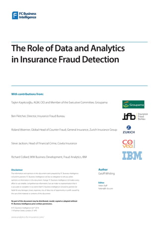 Insurance Fraud Whitepaper | PDF