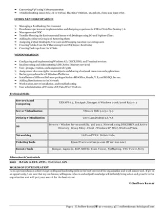 sudheer resume | DOCX