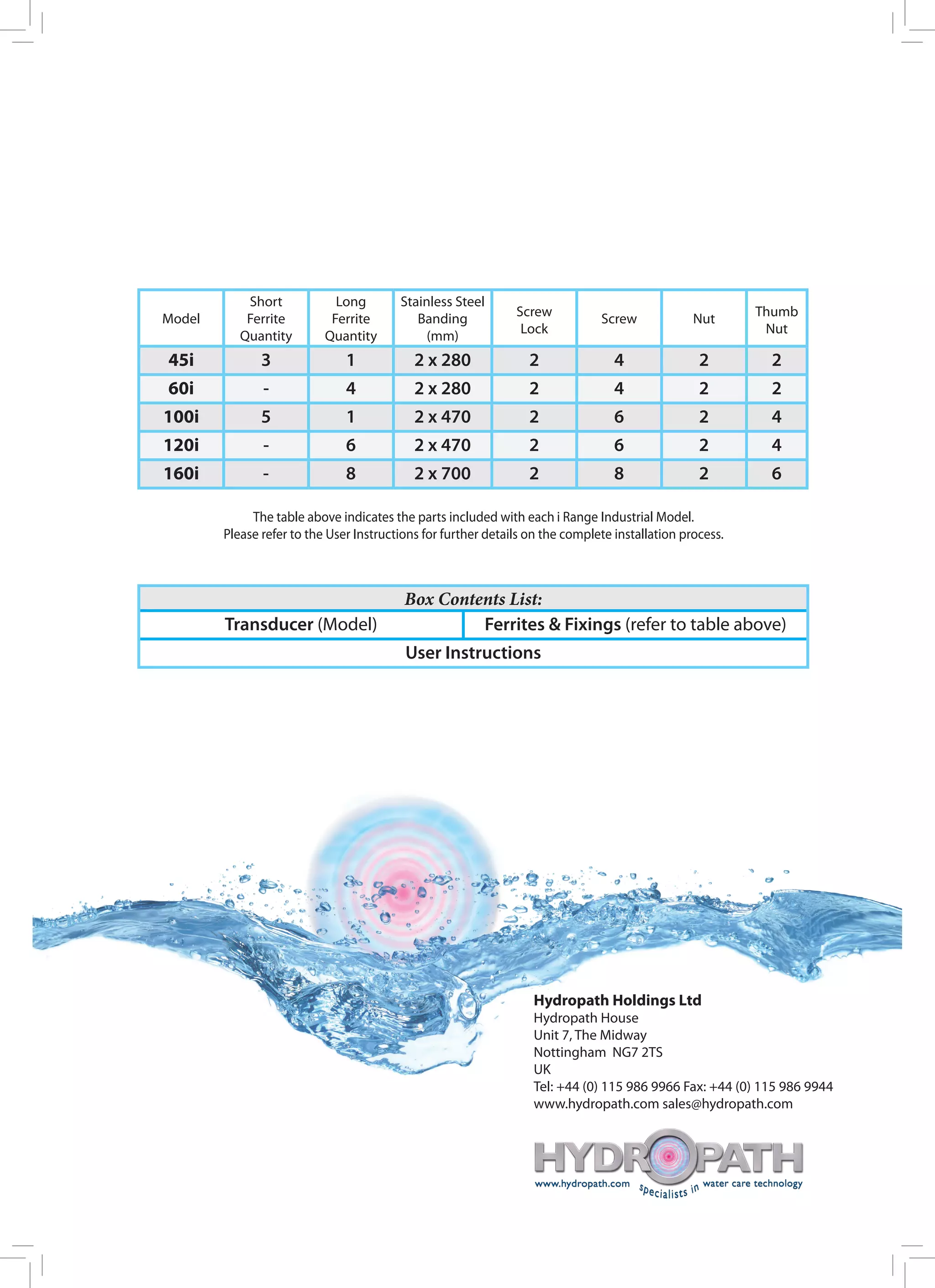 I Range - Spec Guide | PDF