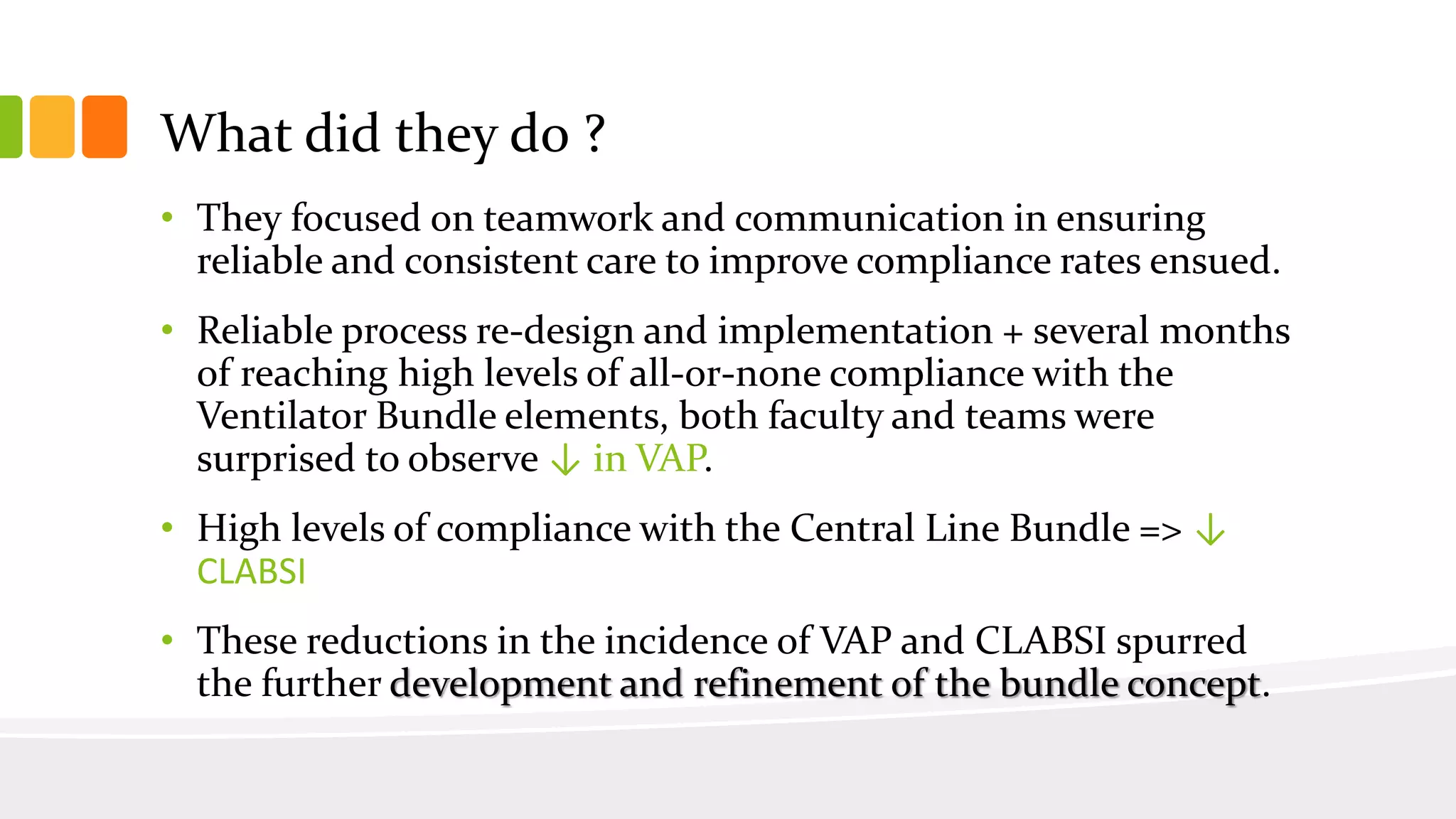 Using Care Bundles | PPTX