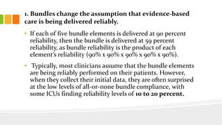 Using Care Bundles | PPTX