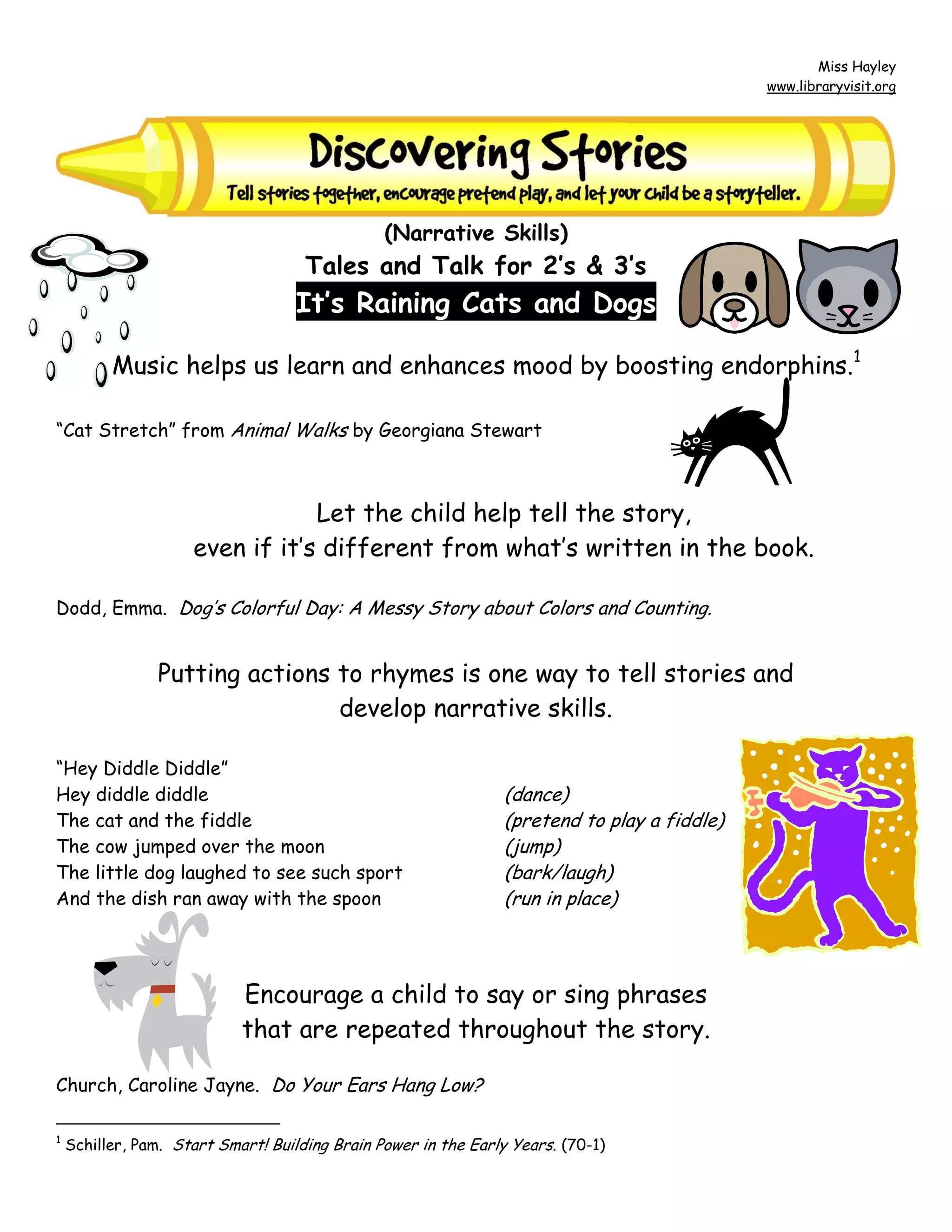 (2010 4) It's Raining Cats and Dogs (Narr) | PDF