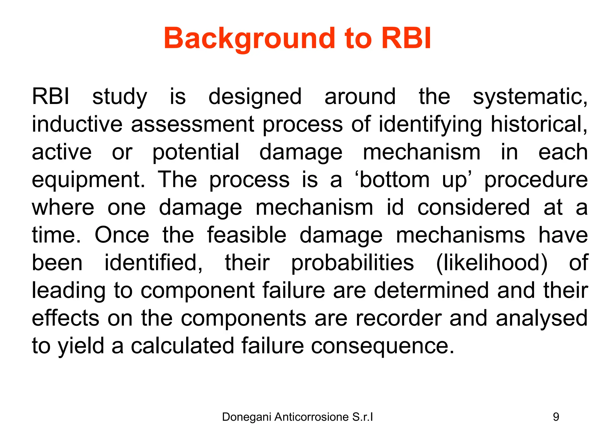 47801121223 - RBI Methodology - Risk Based Inspection | PPT