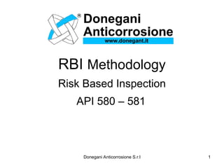 47801121223 - RBI Methodology - Risk Based Inspection | PPT