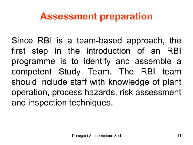 47801121223 - RBI Methodology - Risk Based Inspection | PPT