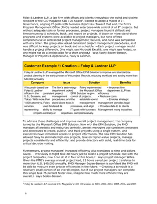 Microsoft Office Enterprise Project Management | PDF