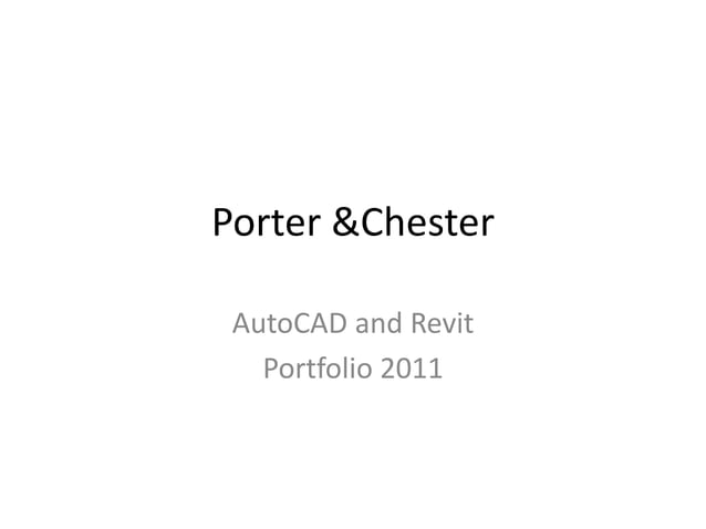 porter and chester p | PPT