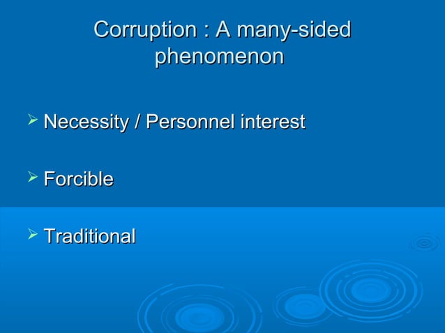 47894774 corruption-ppt | PPT