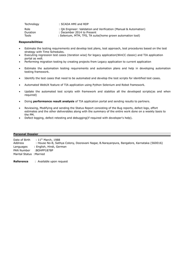 Abhishek Resume QA | DOC