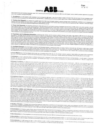 ABB Limited PO-426 | PDF