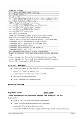 Siyanda Nkamisa CV | DOC