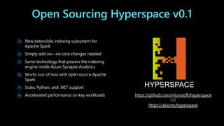 Hyperspace: An Indexing Subsystem for Apache Spark | PPT