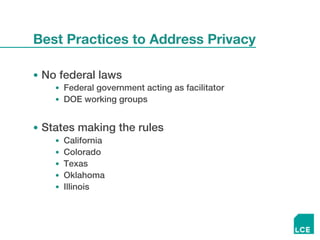 Energy Data Privacy Presentation | PPT