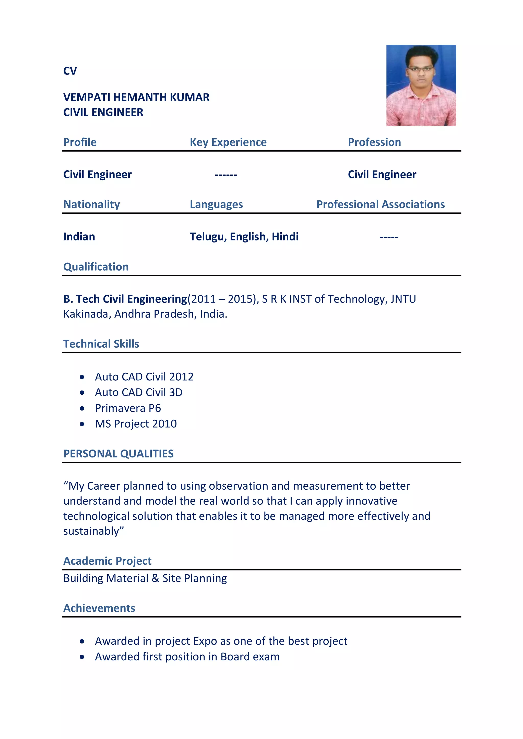 CV Hemanth.compressed | PDF