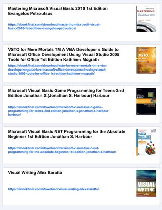 Developer s Guide to Microsoft Enterprise Library Visual Basic Edition Patterns Practices Alex ...