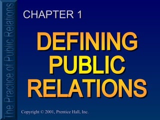 defining public relation ch1-ppt | PDF | Business | Business and Finance