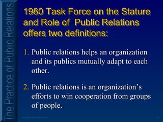 defining public relation ch1-ppt | PDF