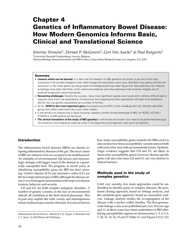 Inflammatory Bowel Disease Stephan R. Targan | PDF