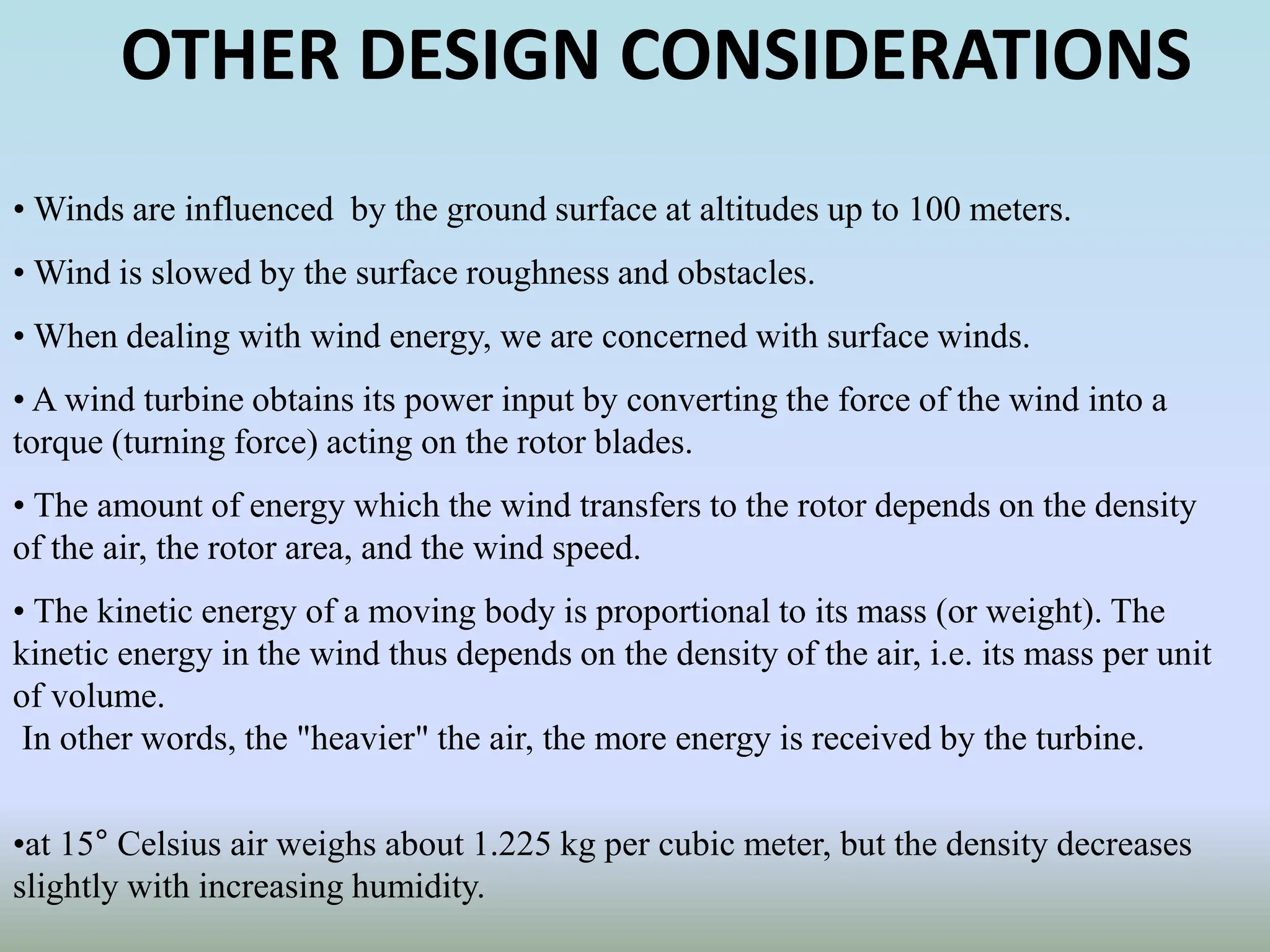 wind turbine detailed presentation .ppt