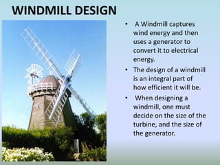 wind turbine detailed presentation .ppt