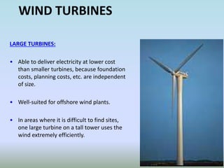 wind turbine detailed presentation .ppt