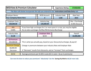 2015 Alberta WCB Rate Calculator | PDF