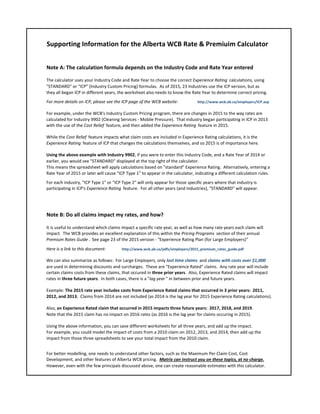 2015 Alberta WCB Rate Calculator | PDF