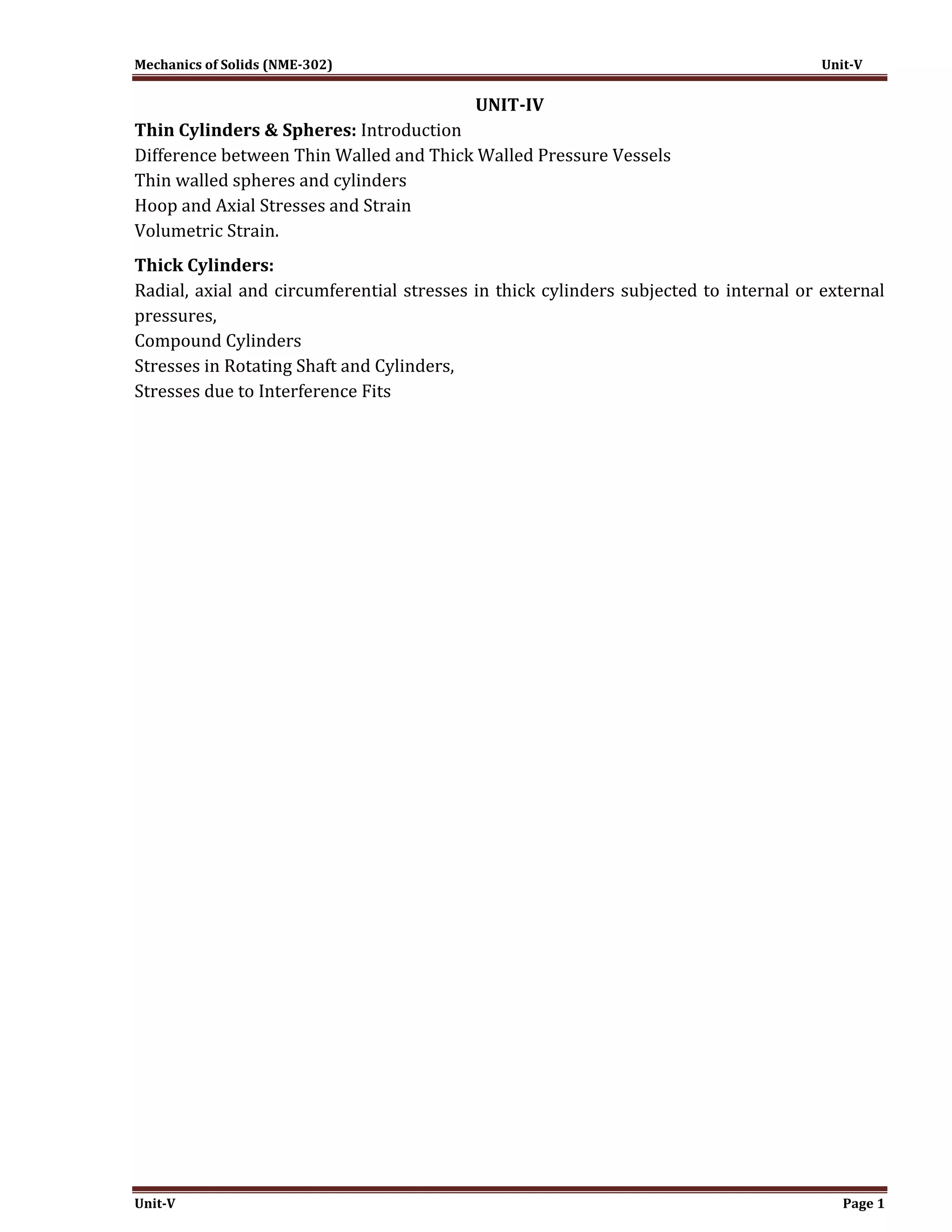 Mos unit iv | PDF | Physics | Science