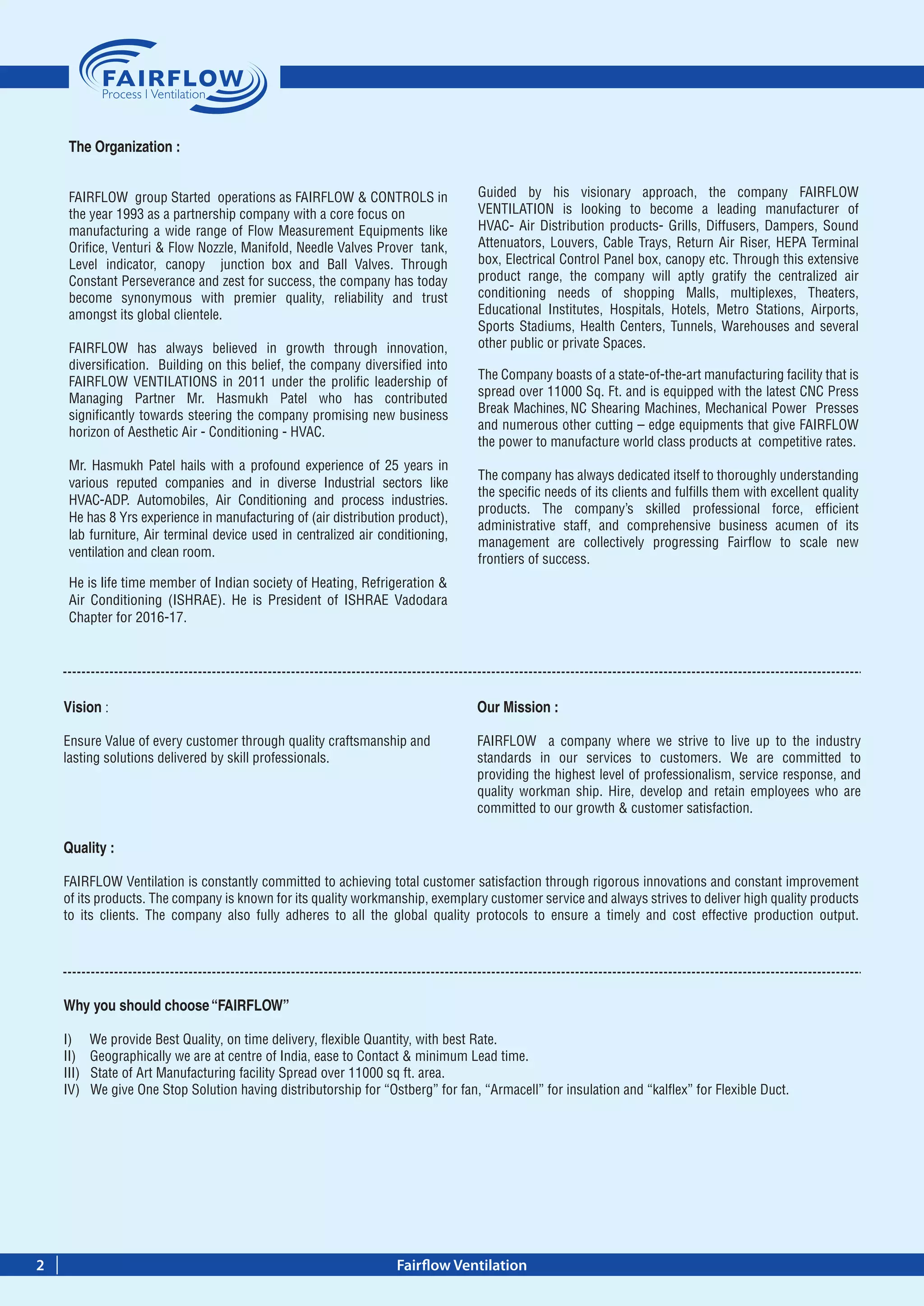 Fairflow Ventilation | PDF