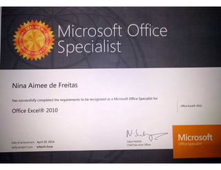 mos certificate | PDF