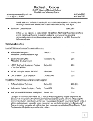 Rachael's Resume - 20160311 | PDF