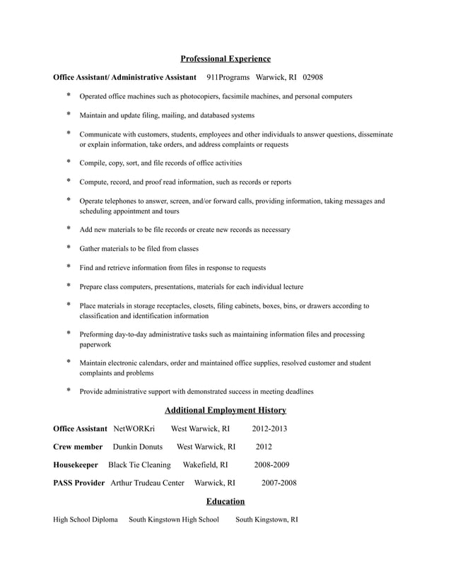Ashley's Resume | PDF