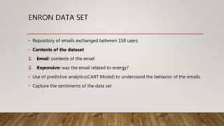 ENRON EMAIL TEXT ANALYTICS | PPT