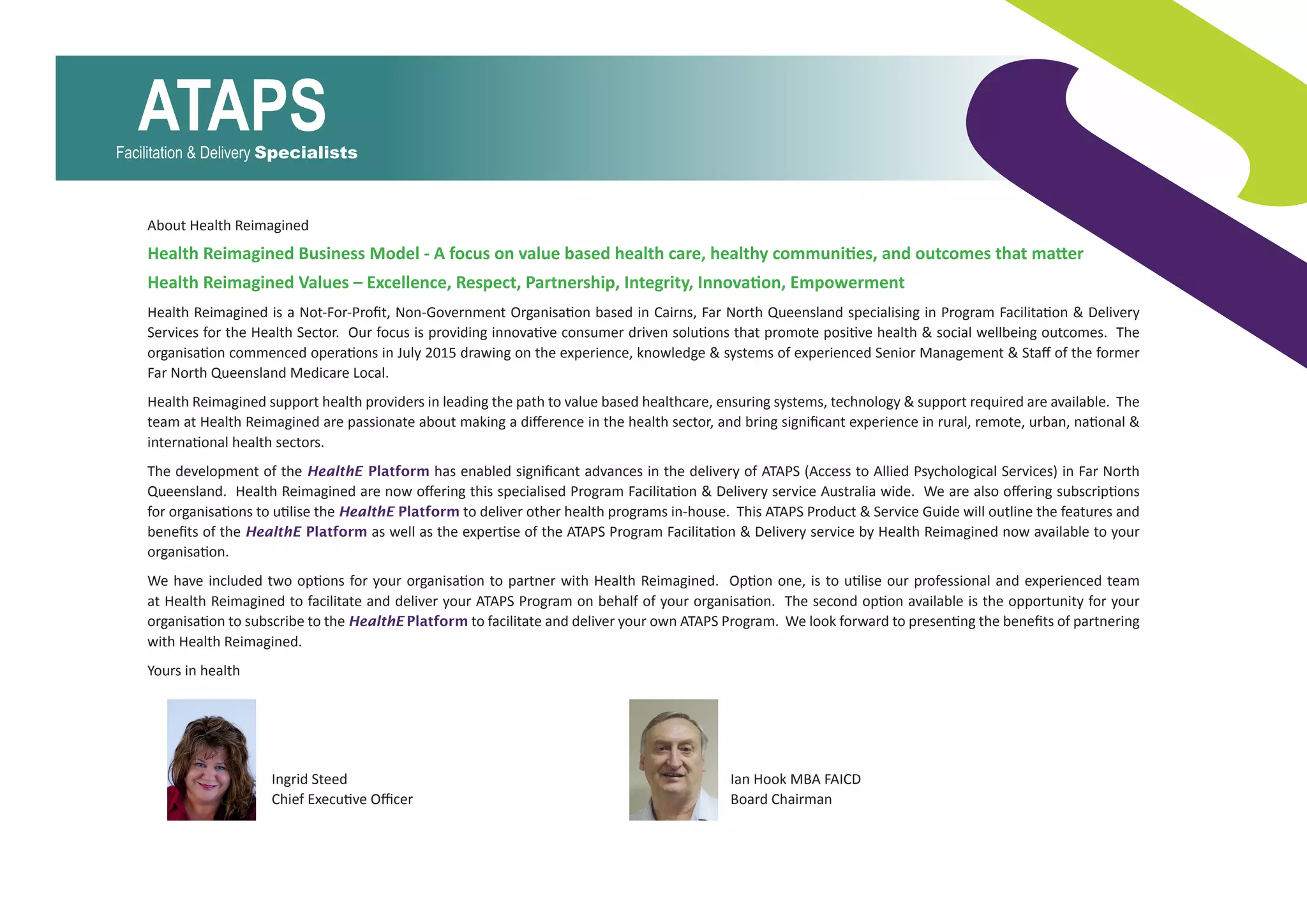 ATAPS Facilitation and Delivery Specialists | PPT